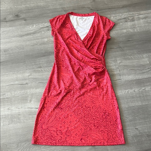 Athleta | Dresses | Athleta Womens Crossover Dress Red | Poshmark